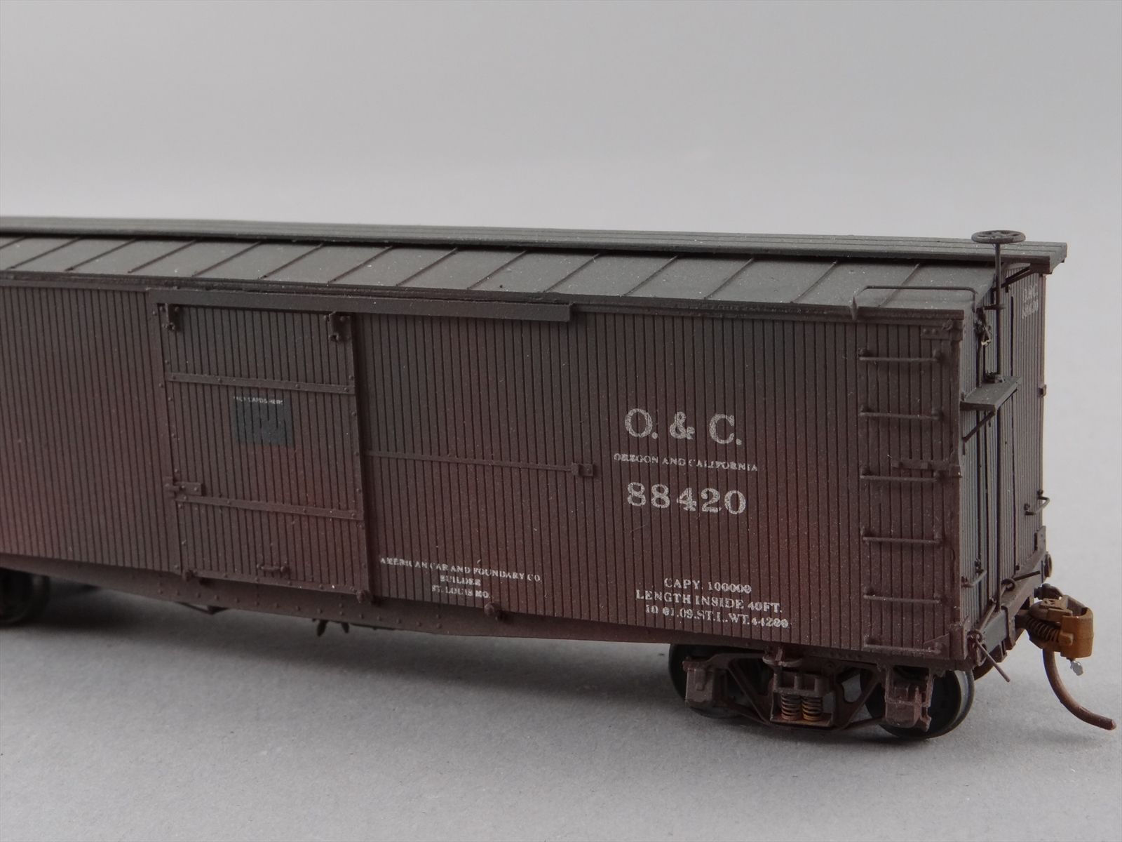 HO Westerfield 1705 Pro Built Kit - SP Southern Pacific Shasta Route B-50-4 Box Car #88420 - Custom