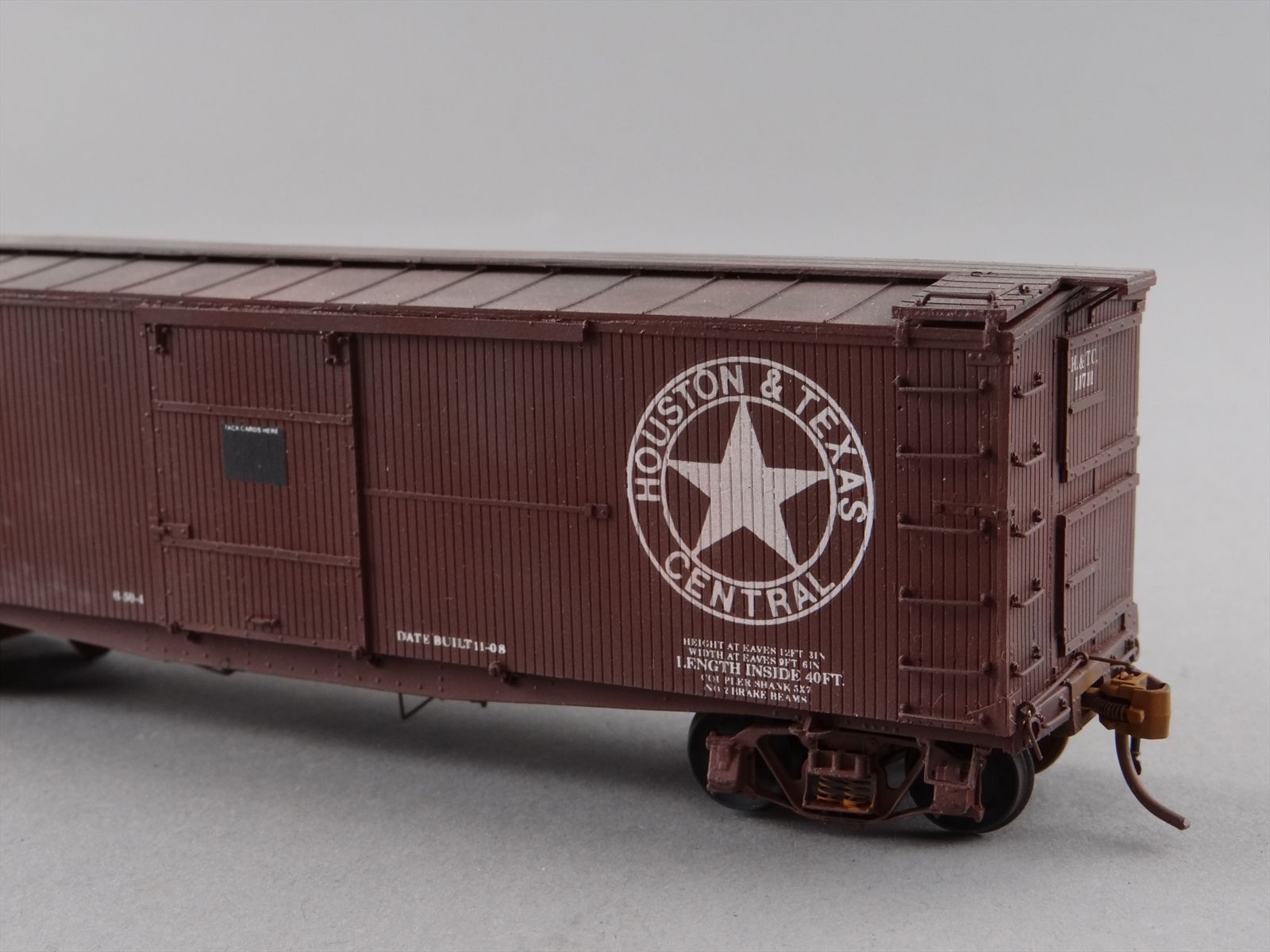 HO Westerfield 1716 Pro Built Kit - SP / H&TC Houston & Texas Central B-50-4 Box Car #11711 - Custom