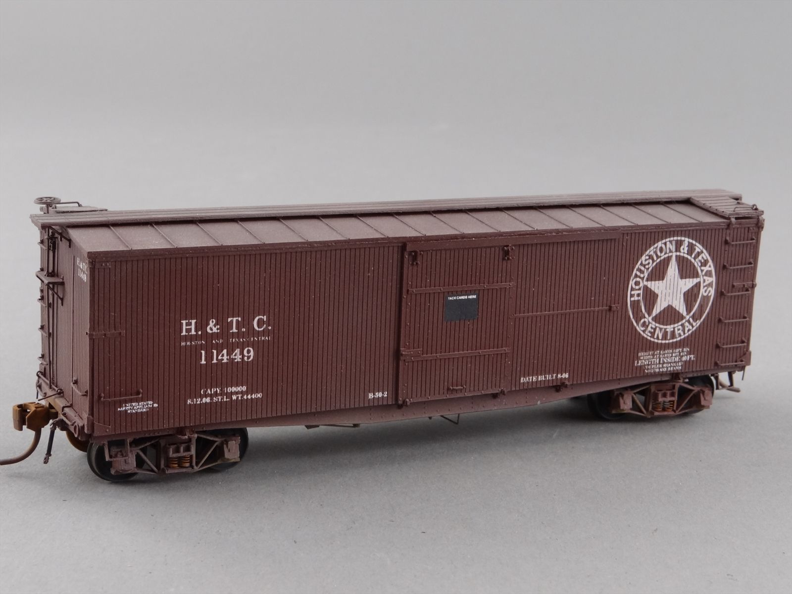 HO Westerfield 1706 Pro Built Kit - SP / H&TC Houston & Texas Central B-50-4 Box Car #11449 - Custom