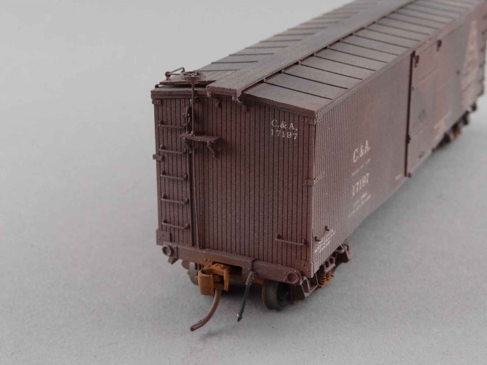 HO Westerfield 1708 Pro Built Kit - SP / C&A Chicago & Alton B-50-4 Box Car #17197 - Custom