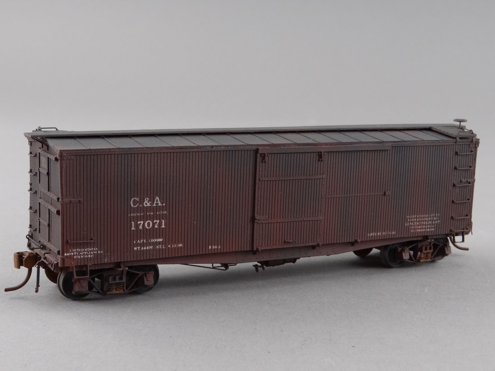 HO Westerfield 1708 Pro Built Kit - SP / C&A Chicago & Alton B-50-2 Box ...