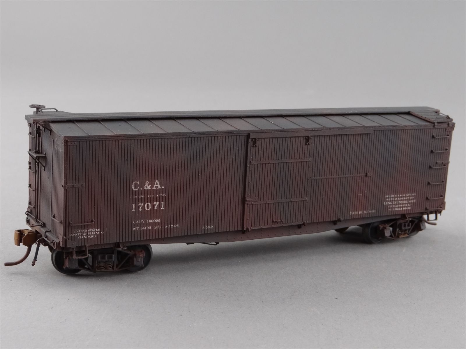 HO Westerfield 1708 Pro Built Kit - SP / C&A Chicago & Alton B-50-2 Box ...