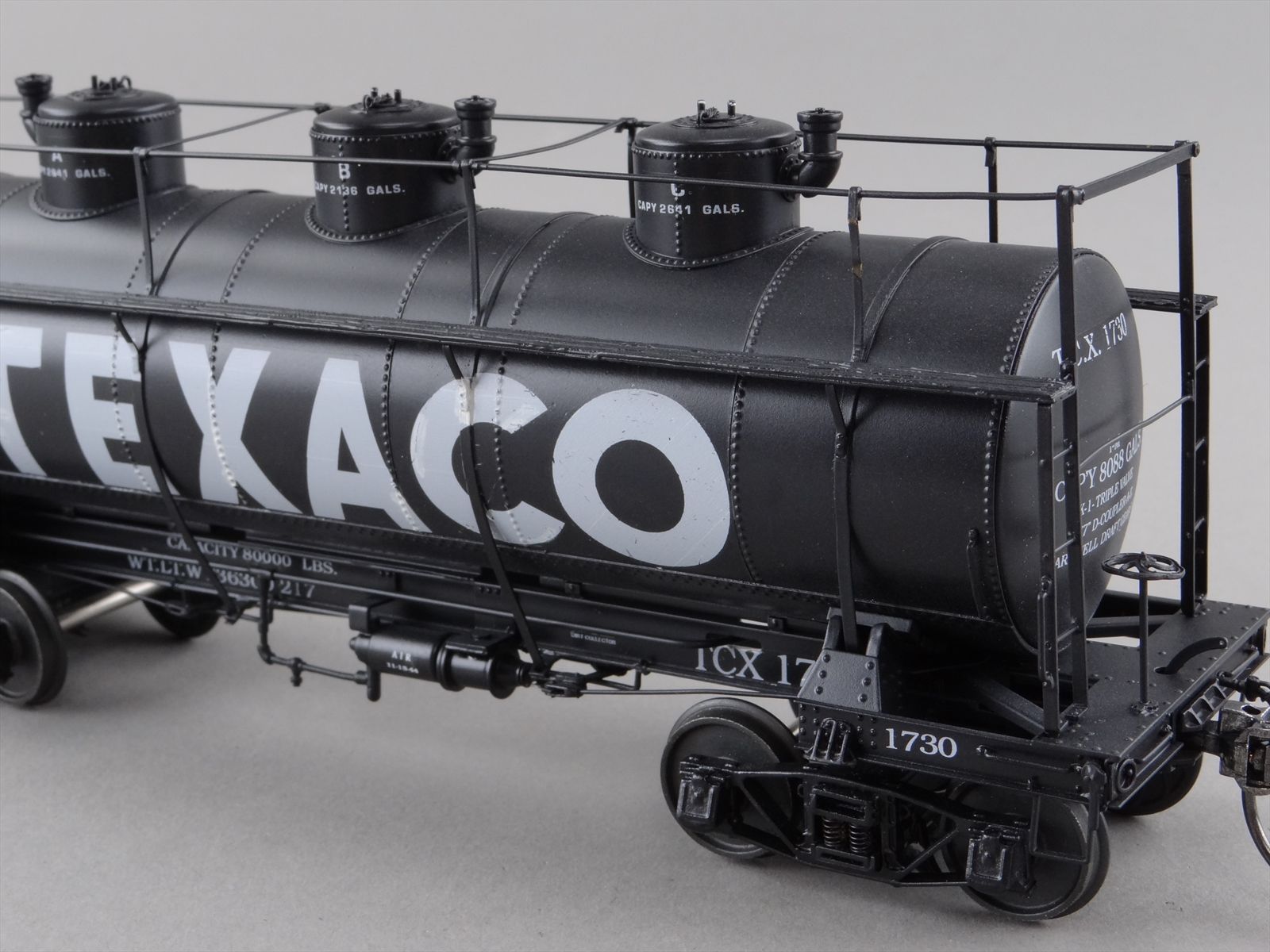 O 2-Rail Brass RY Models 287419 Rich Yoder Texaco ACF Type 7 8,000 ...