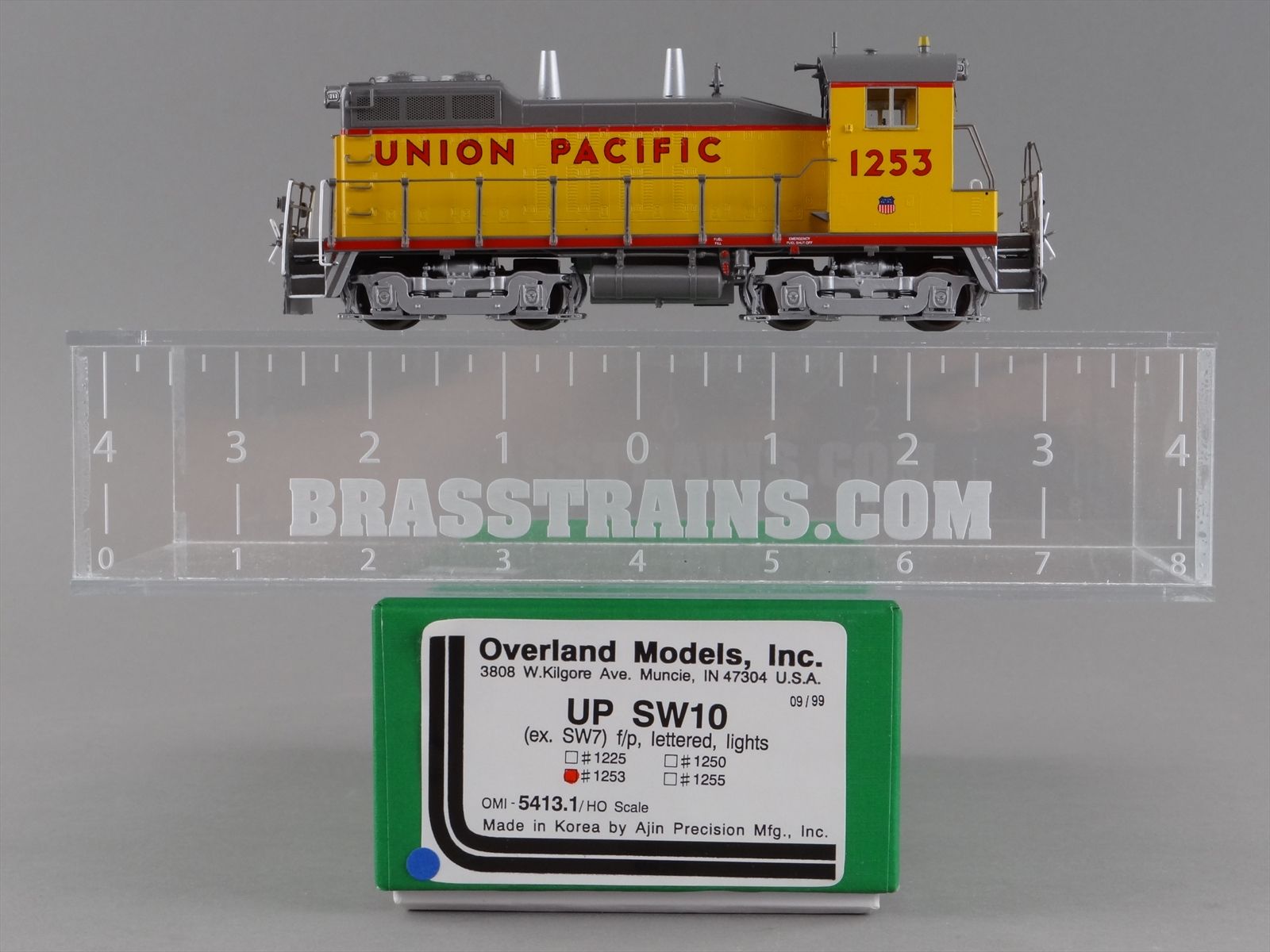 HO Brass Model Train - OMI 5413.1 Overland UP Union Pacific SW10 Diesel ...
