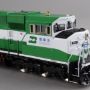 HO Brass Model Train - OMI 5846.1 BN Burlington Northern EMD SD60MAC Diesel #9501