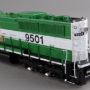 HO Brass Model Train - OMI 5846.1 BN Burlington Northern EMD SD60MAC ...