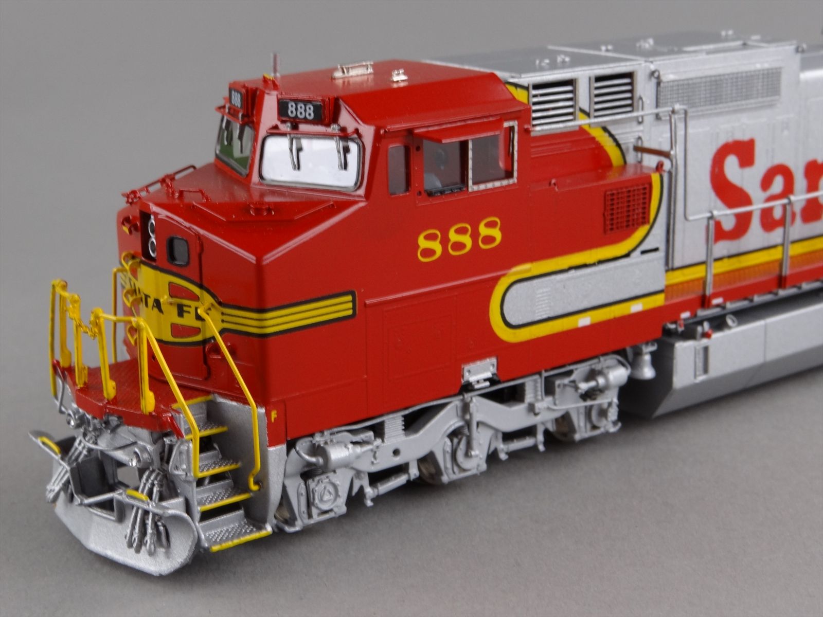 HO Brass - OMI 5899.1 Overland ATSF Santa Fe Warbonnet Dash 8-40CW ...