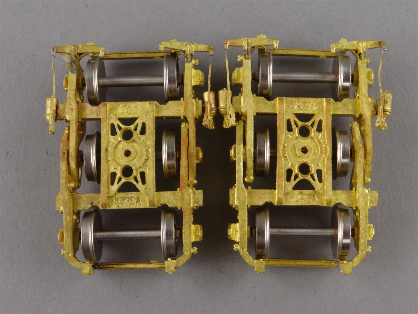 HO Brass OMI Overland Buckeye Six Wheel Tender Truck - 1 Pair - Plain ...