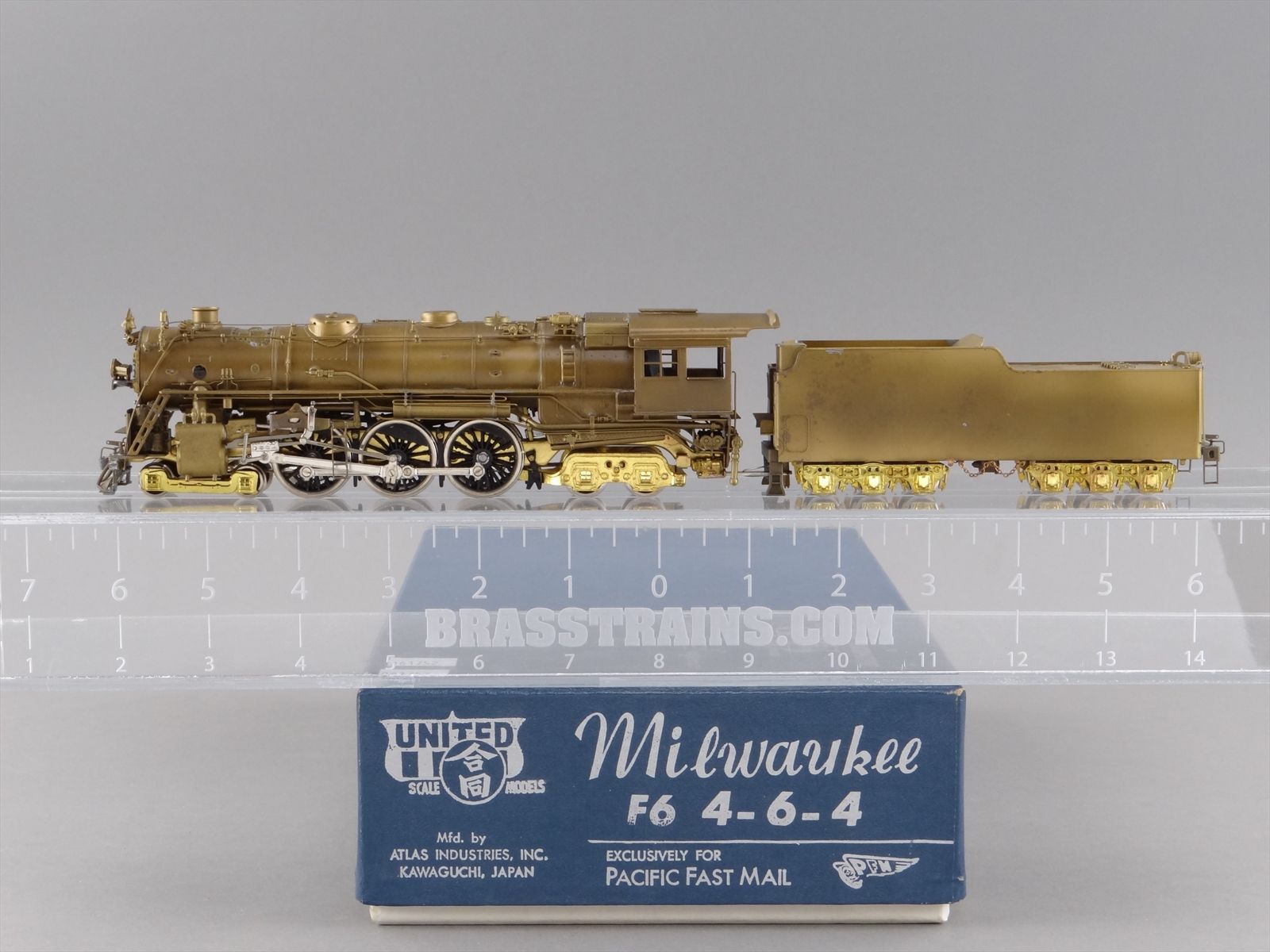 HO Brass Model Train - PFM United Milwaukee Road 4-6-4 F6 / F6A Steam