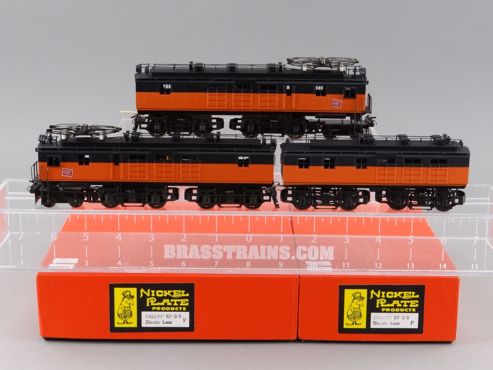 HO Brass Model Train - NKP Nickel Plate CM&StP Milwaukee Road EF-3/5 ...