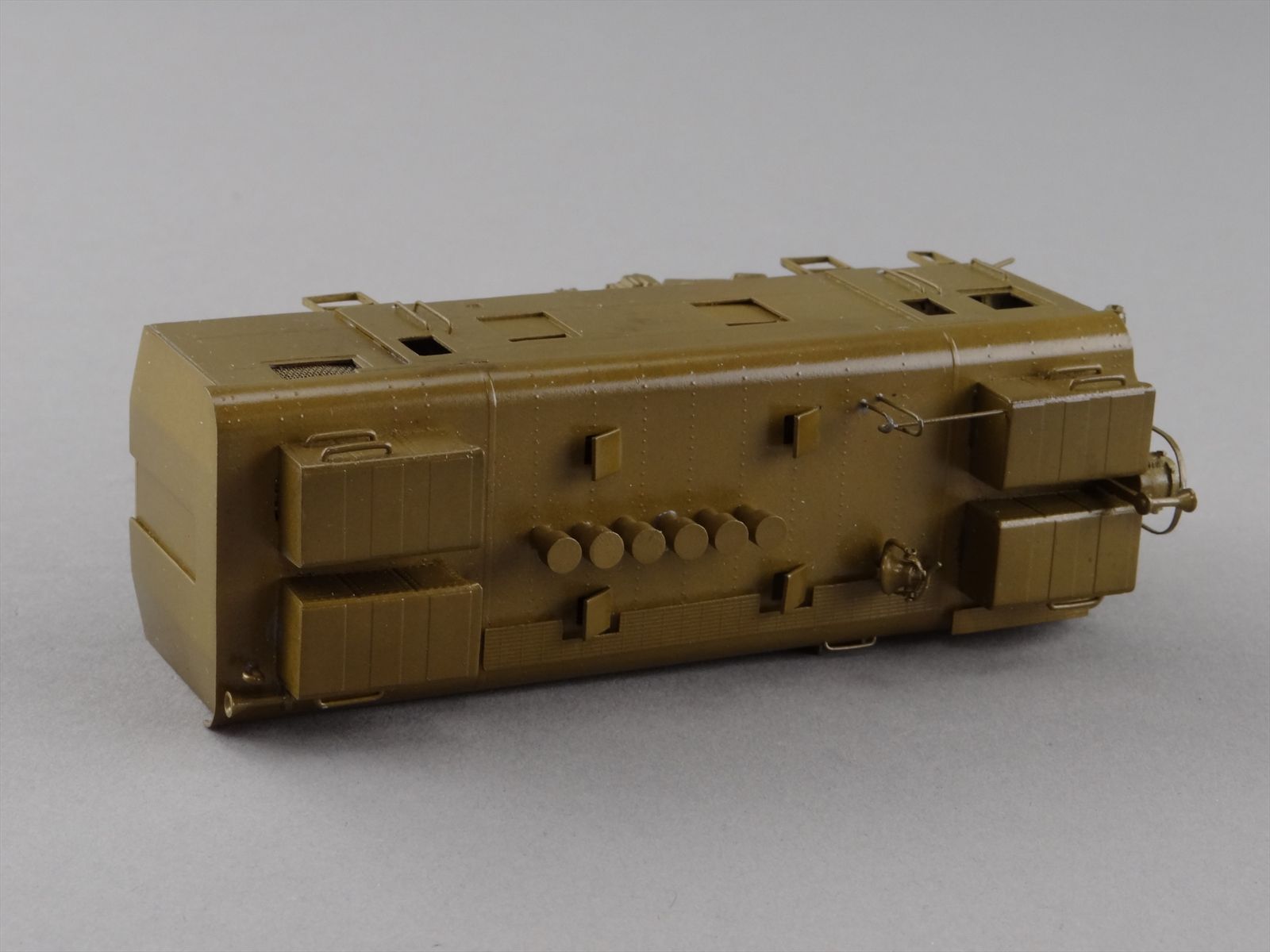 HO Brass Model Train - Hallmark ATSF Santa Fe M-190 Articulated Gas ...