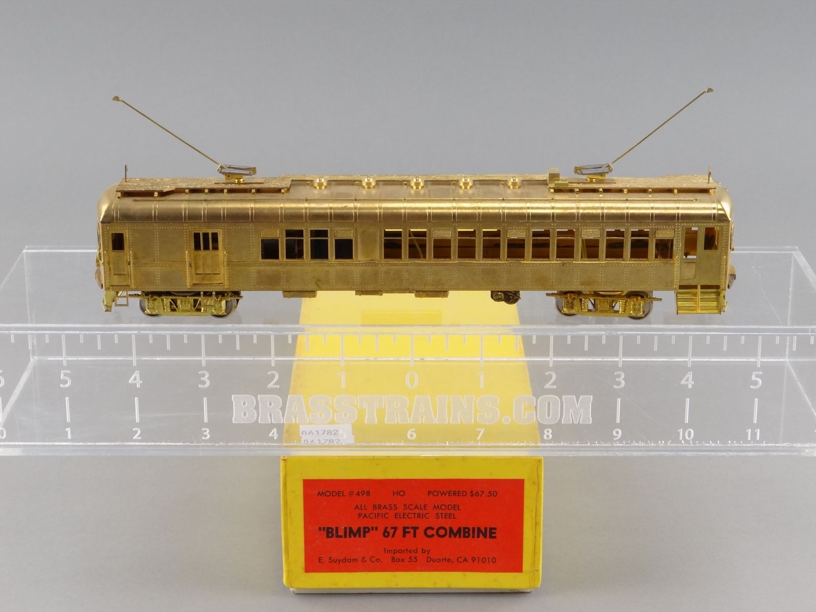 HO Brass Model Train - Suydam Orion 498 PE Pacific Electric Steel Blimp ...