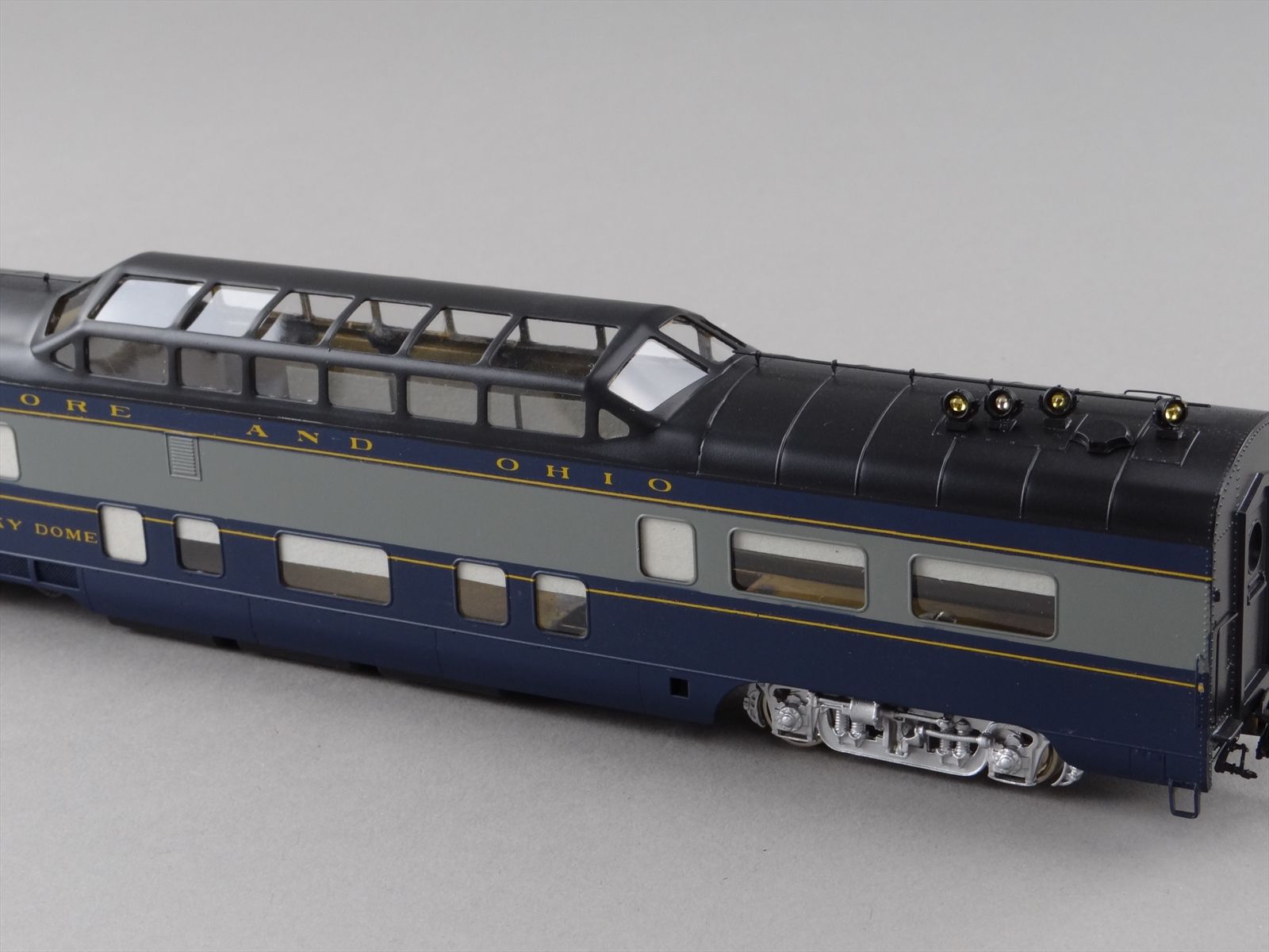HO Brass Palace Car Co. Custom Series B&O Baltimore & Ohio Strata Dome ...