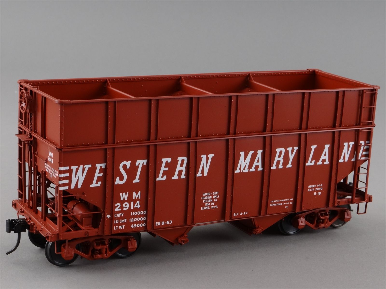 O 2-Rail Brass RYM RY 2170052 Rich Yoder Models WM Western Maryland ...