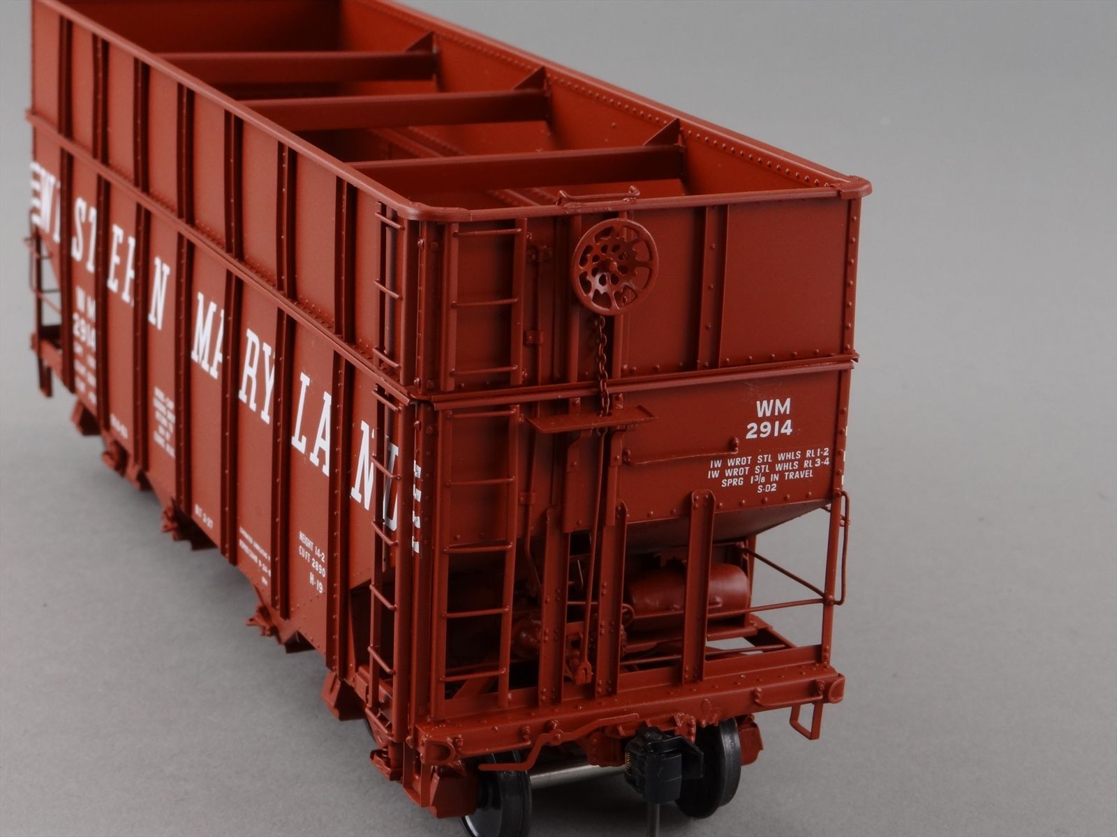 O 2-Rail Brass RYM RY 2170052 Rich Yoder Models WM Western Maryland ...