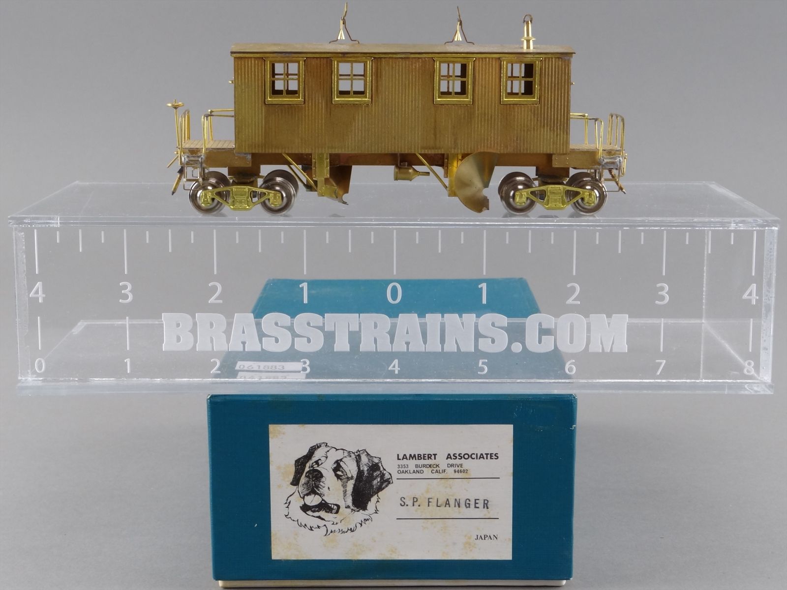 HO Brass Lambert Associates SP Southern Pacific Snow Flanger Car