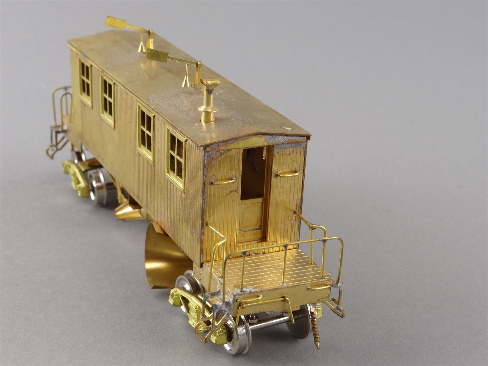 HO Brass Lambert Associates SP Southern Pacific Snow Flanger Car