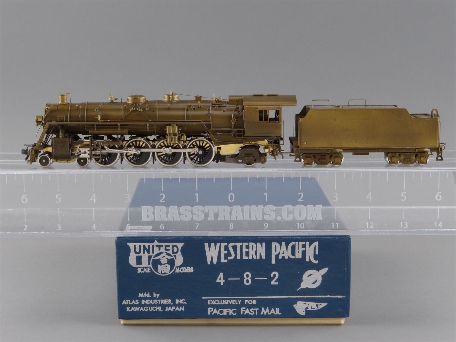 HO Brass Model Train - PFM Pacific Fast Mail United WP Western Pacific ...