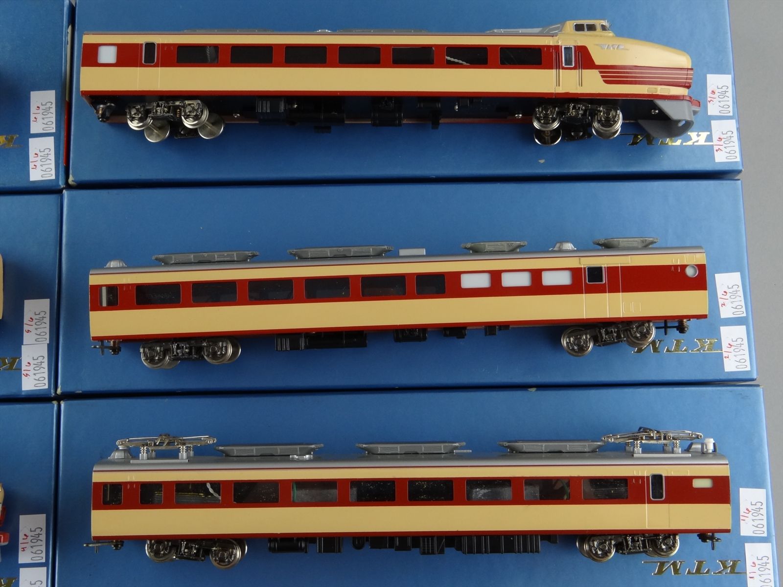 HO Scale Japanese Brass - KTM 180 / 181 Katsumi Kodama Tsubame 6 Unit ...