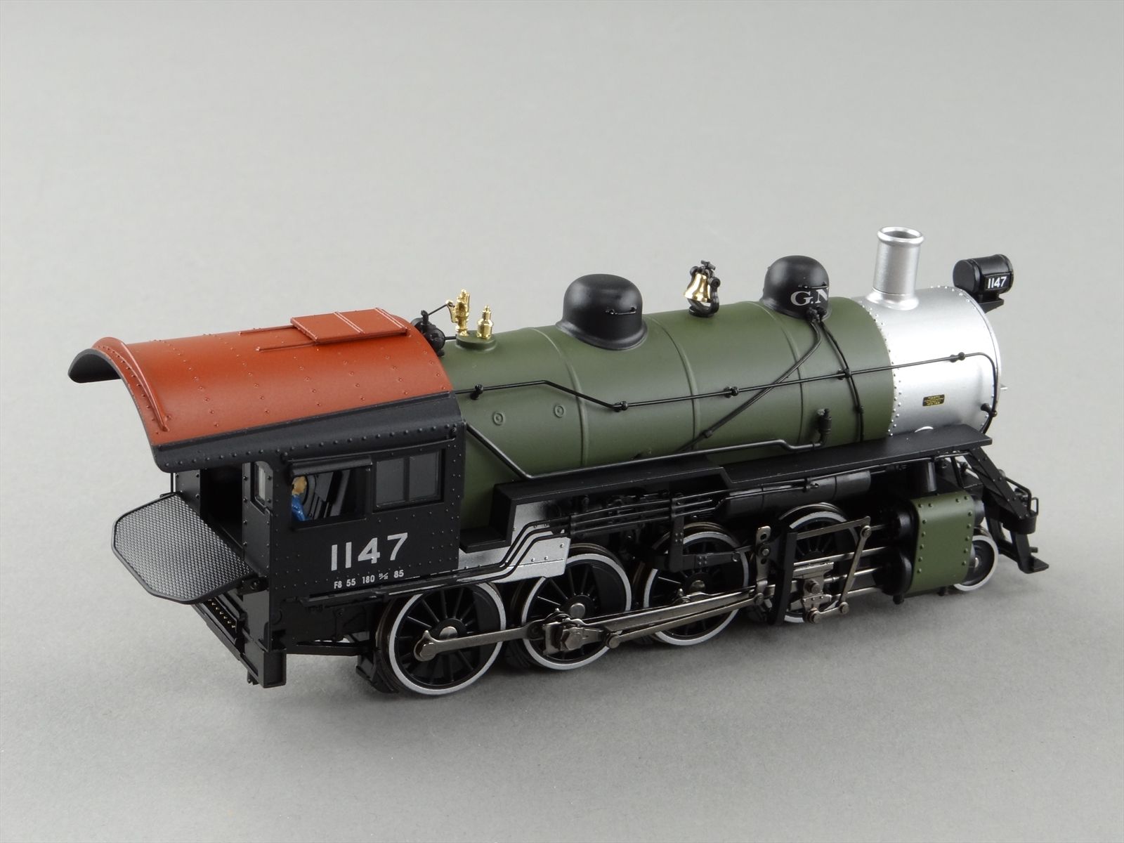 HO Scale BLI-2793 2-8-0 Consolidation, GN #1147, Paragon2 Sound/DC/DCC