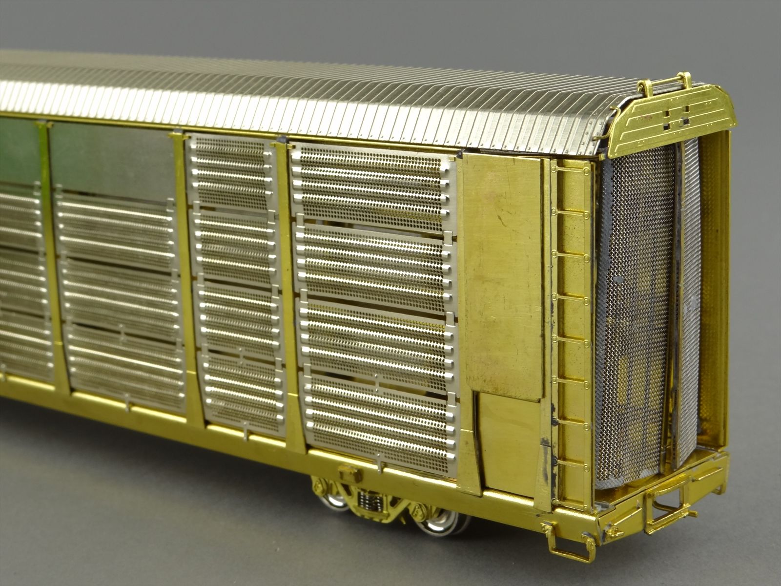 HO Brass OMI 3118 Overland SP Southern Pacific Tri-Level Auto Rack w ...