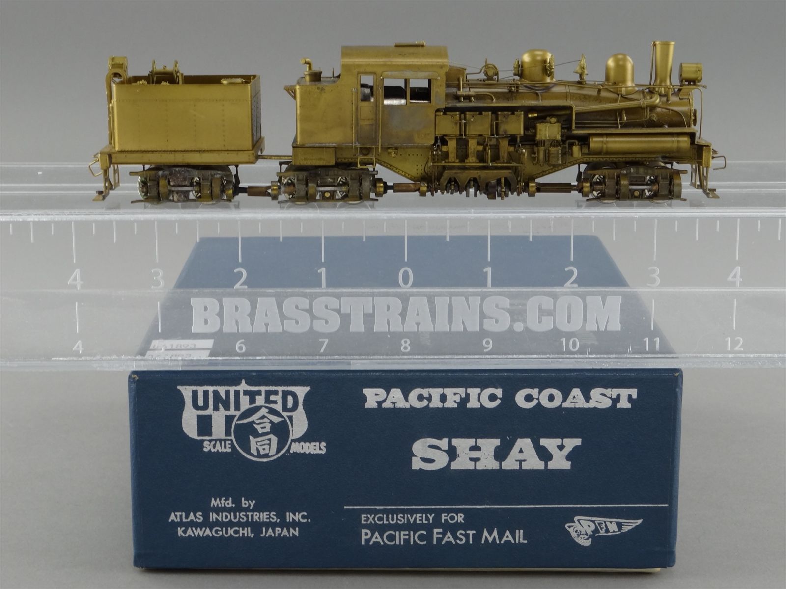 HO Brass Model Train - PFM Pacific Fast Mail United 3-Truck Pacific ...