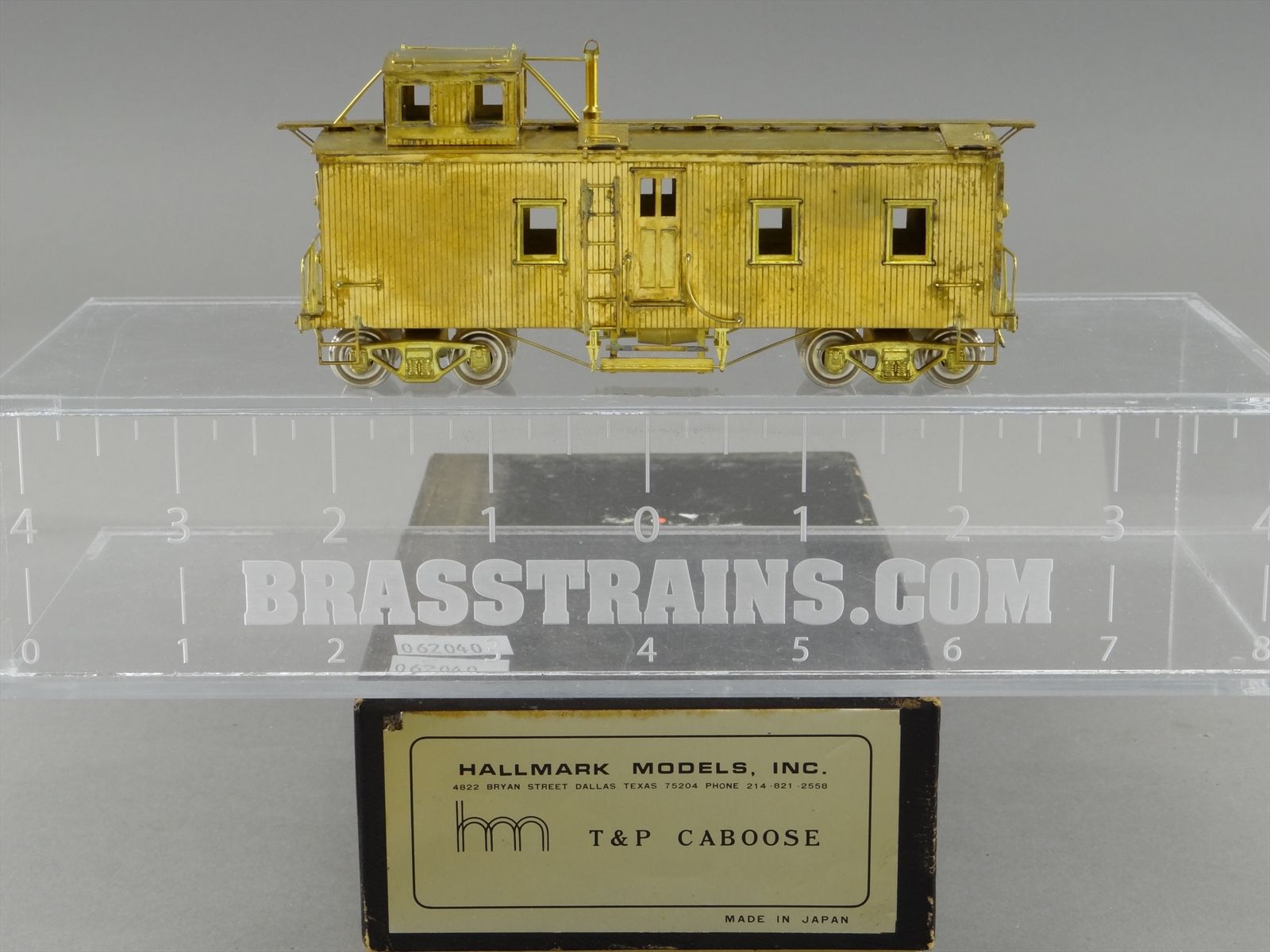 HO Brass Hallmark T&P Texas & Pacific Side Door Wood Caboose