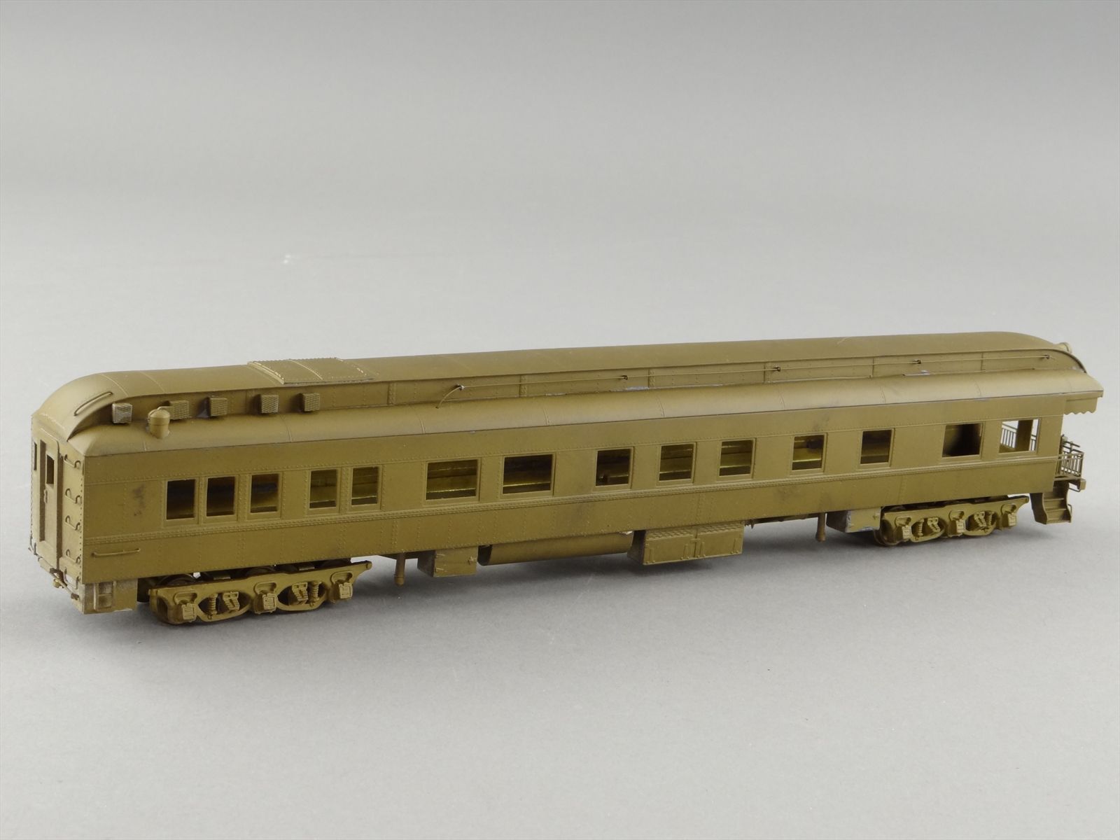 HO Brass Model Train - Hallmark Models Hallko MKT Business Observation Car