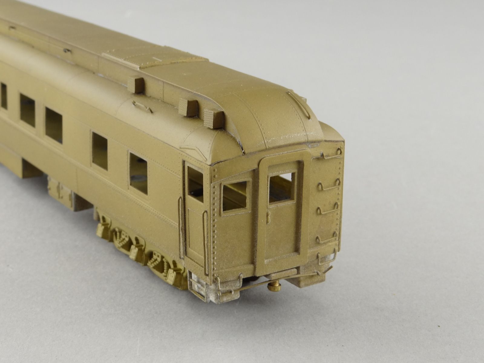 HO Brass Model Train - Hallmark Models Hallko MKT Business Observation Car