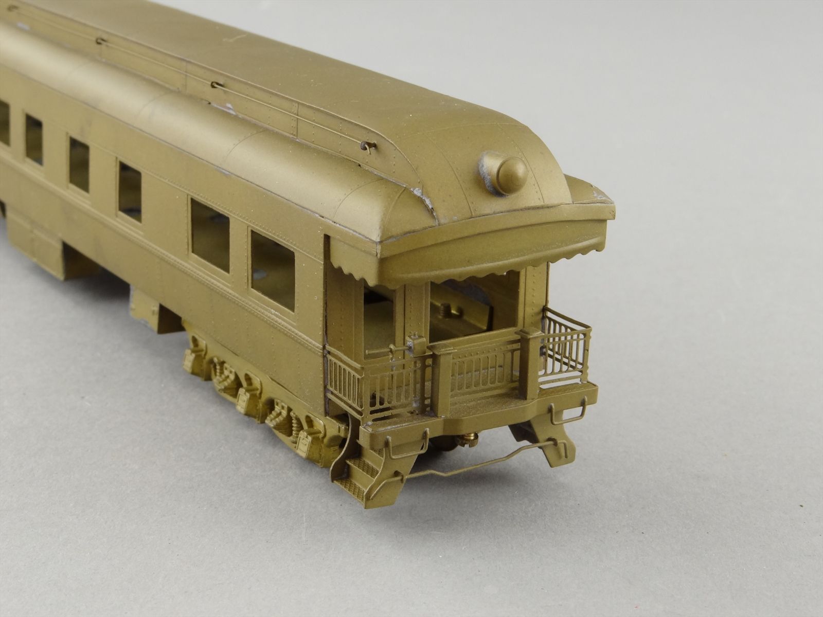 HO Brass Model Train - Hallmark Models Hallko MKT Business Observation Car