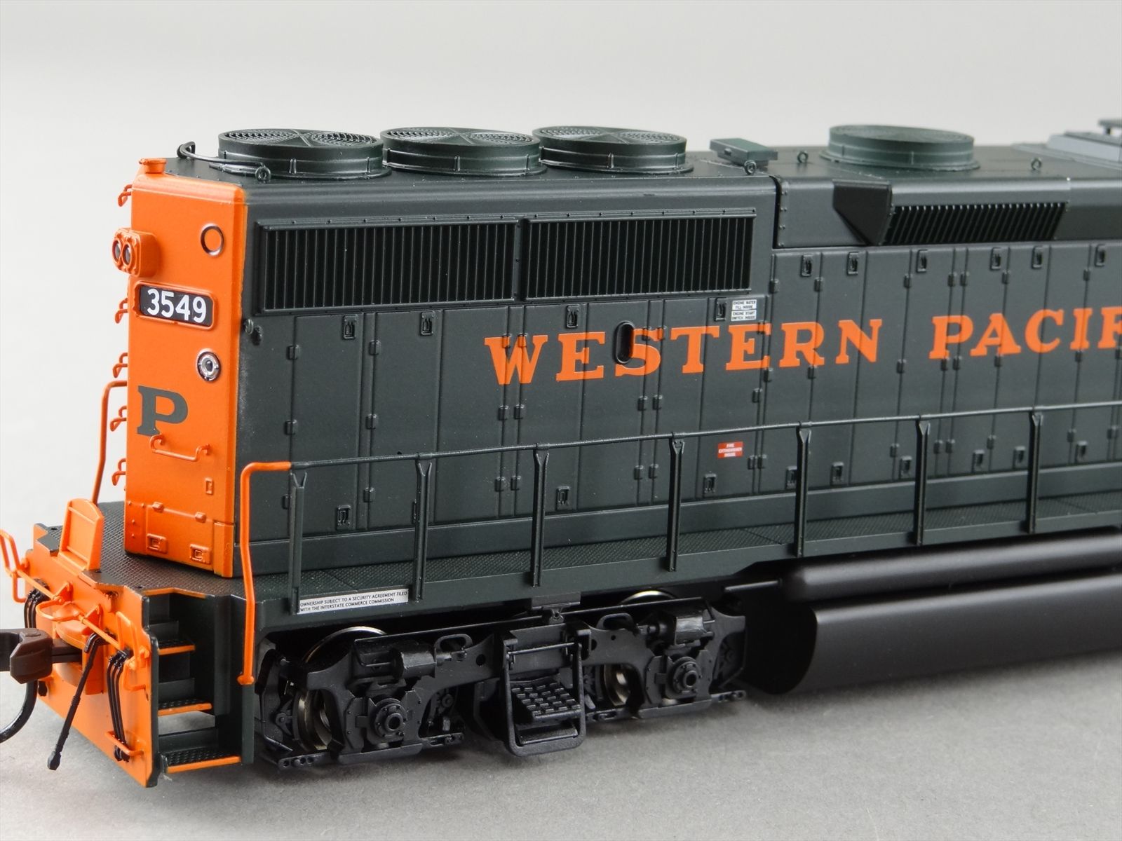 HO Scale Atlas 10001002 WP Western Pacific GP40-2 Phase 2 Diesel #3549 ...