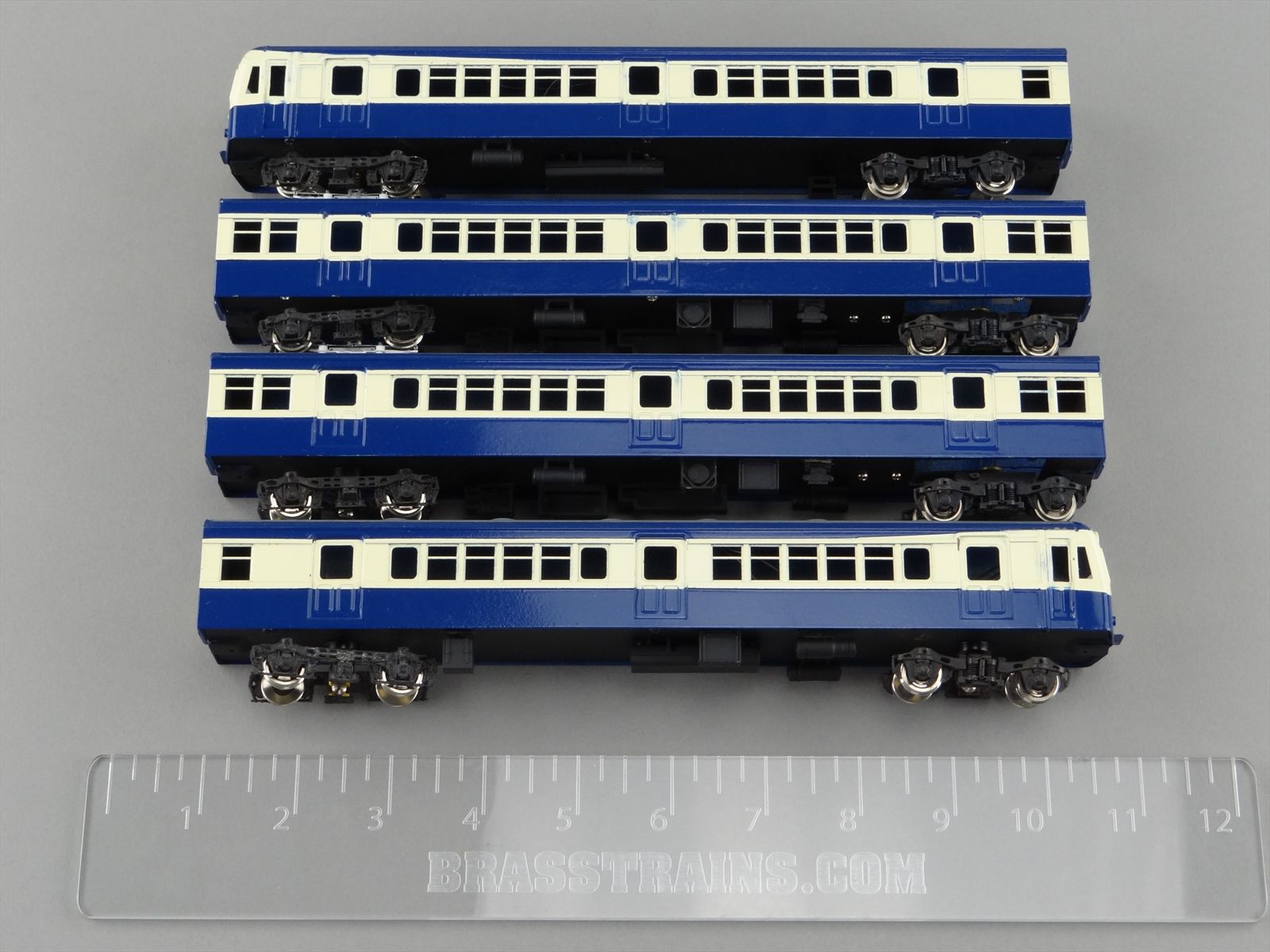HO Scale Japanese Brass - 4 Unit Electric Passenger Train