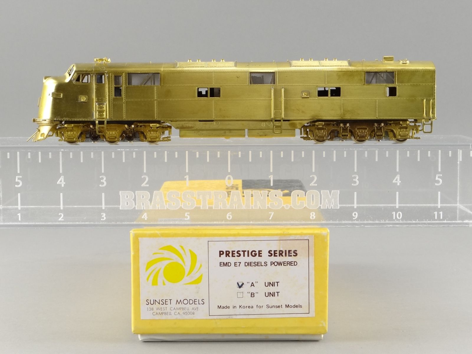 HO Brass Model Train - Sunset Models Prestige E7 E7A Diesel
