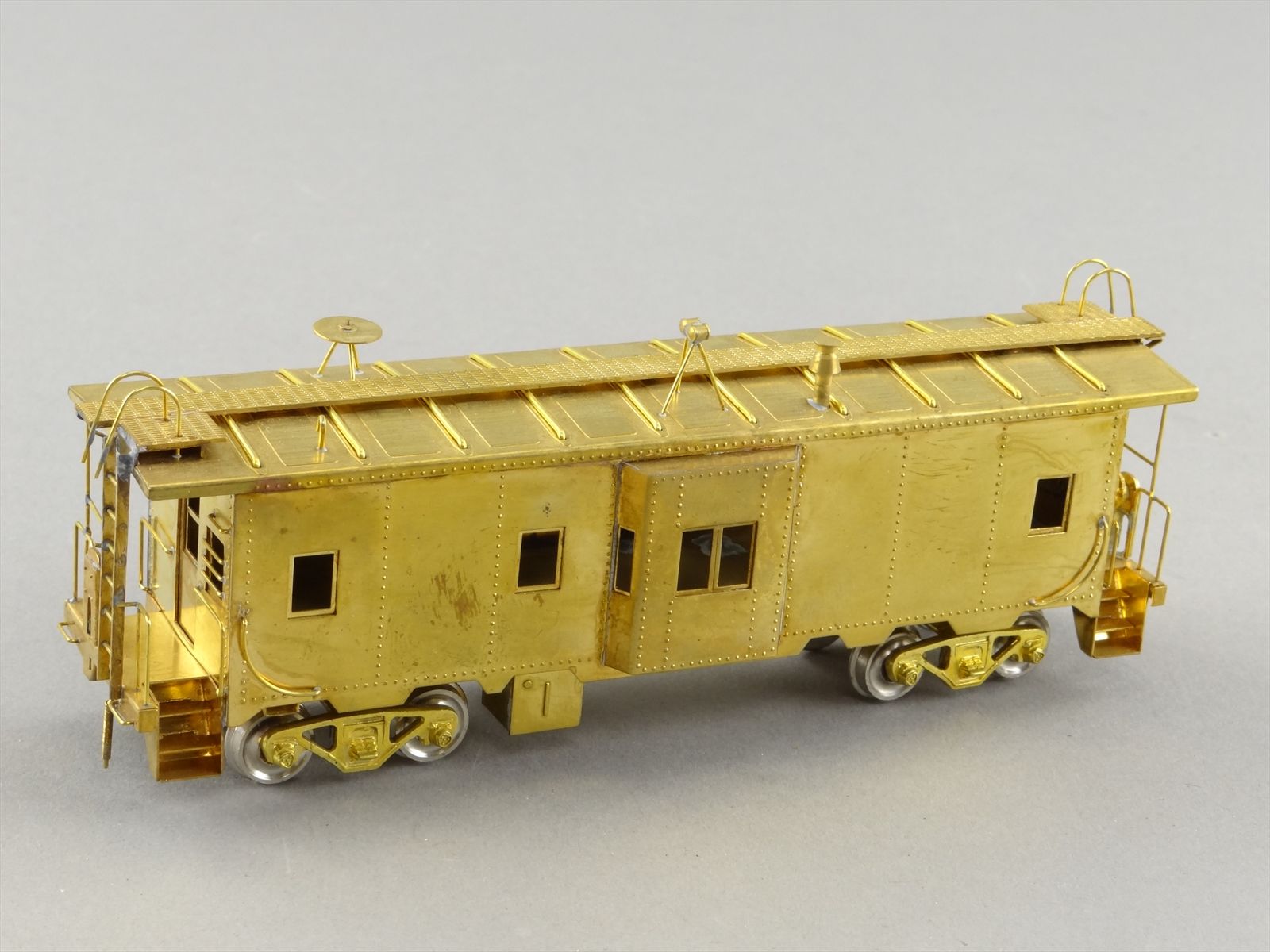 HO Brass Balboa SP Southern Pacific Bay Window Steel Caboose