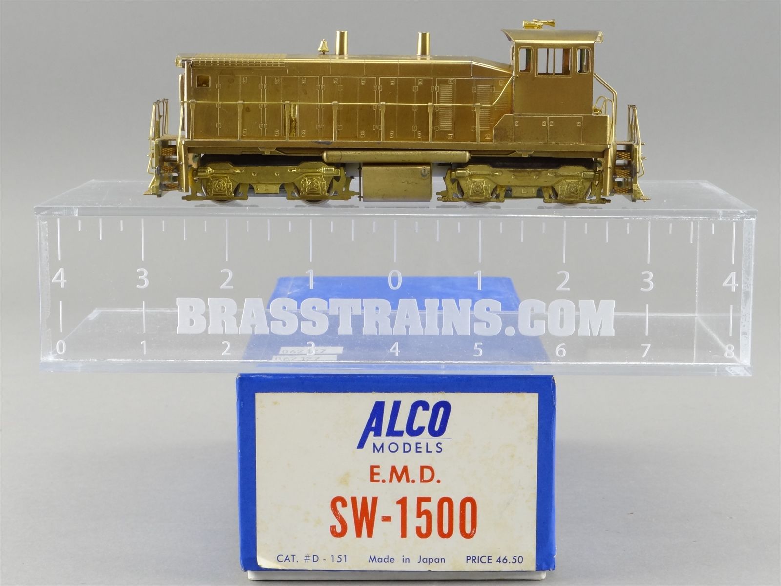 HO Brass Alco Models D-151 KMT EMD SW-1500 Diesel Switcher