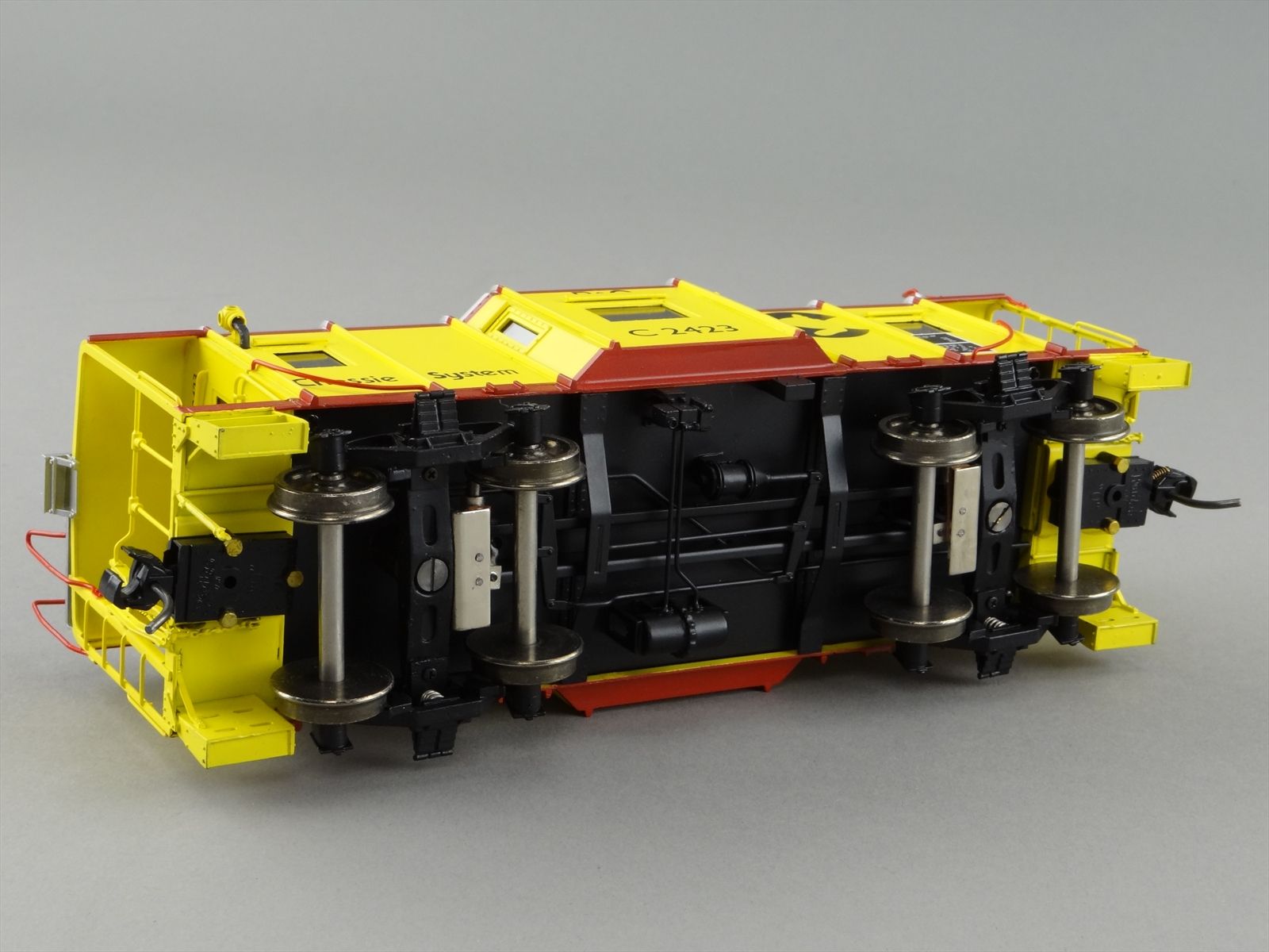 O 2-Rail Brass Model Train - Sunset 3rd Rail B&O Wagon Top Caboose ...