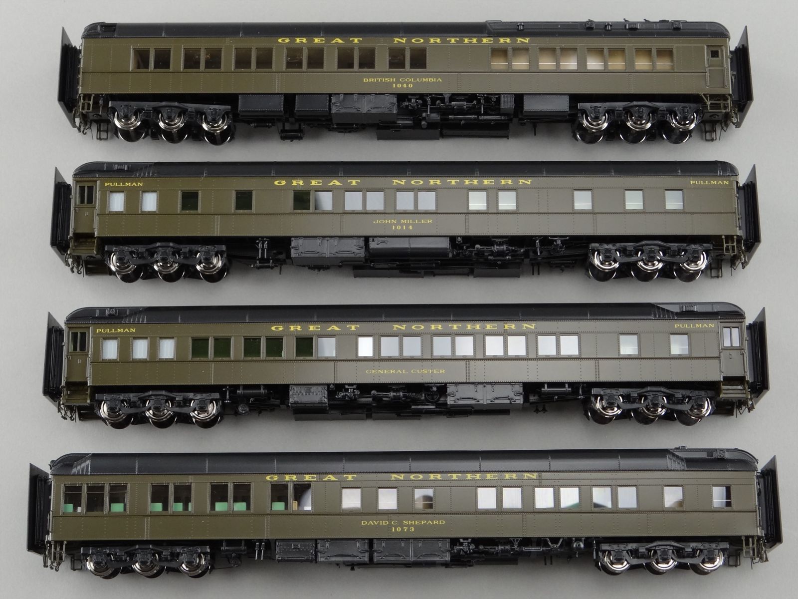 HO Brass Model Trains - CIL 2457.1S Challenger GN Oriental Limited 8 ...