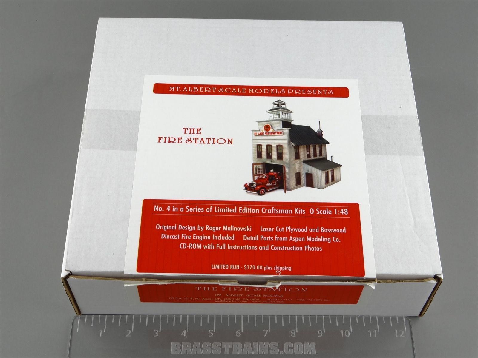 1:48 O / On3 Mt. Albert Scale Models Craftsman Kit #4 - The Fire Station