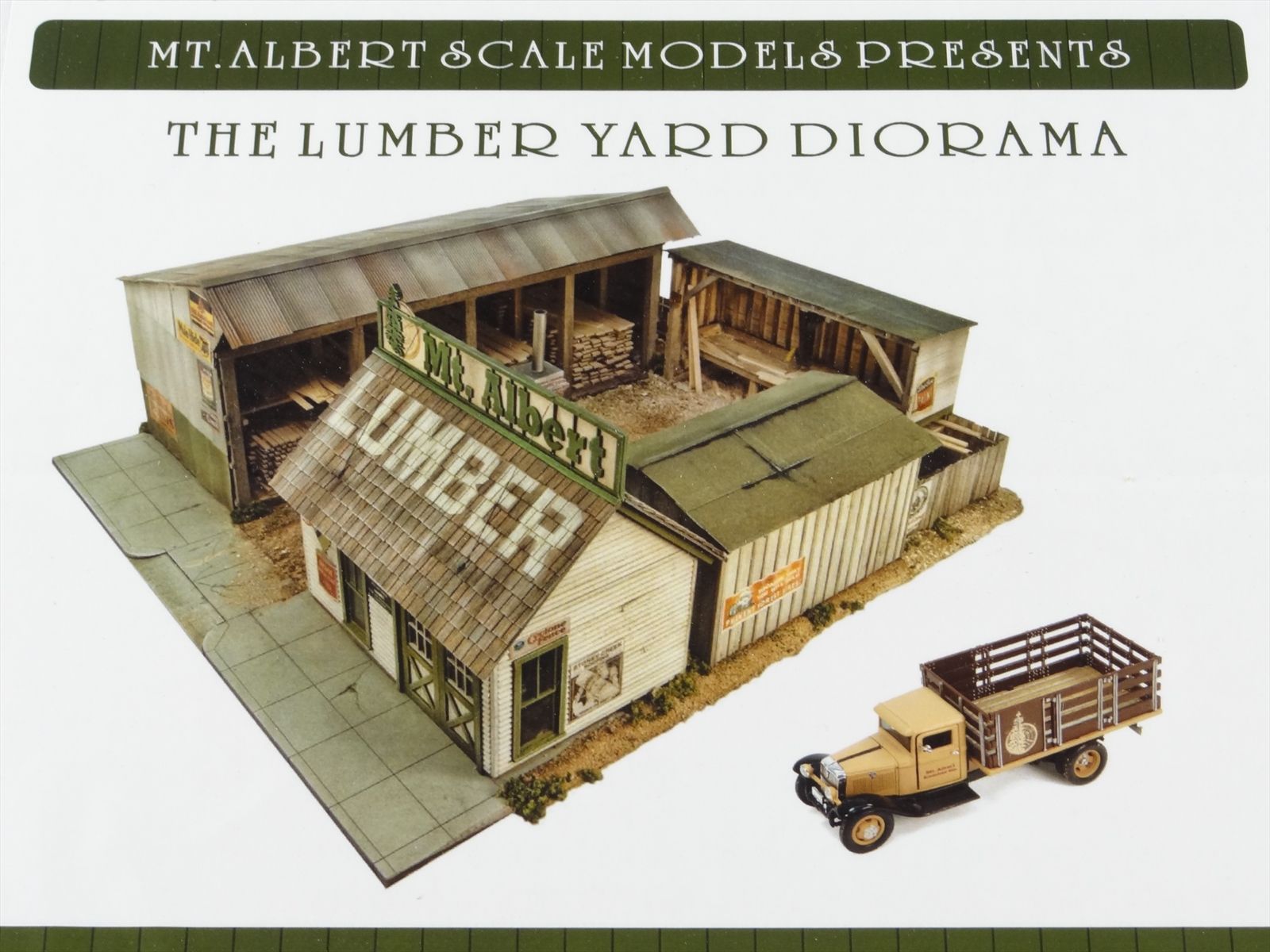 1:48 O / On3 Mt. Albert Scale Models Craftsman Kit #5 - The Lumber Yard ...