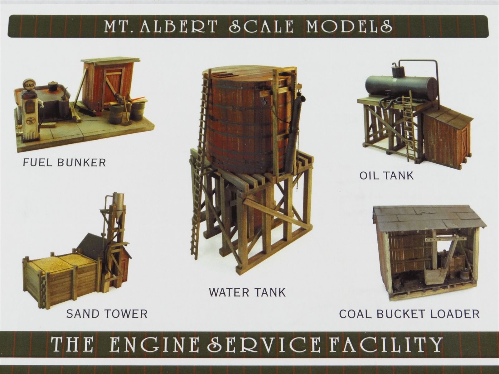 1:48 O / On3 Mt. Albert Scale Models Craftsman Kit - The Engine Service ...