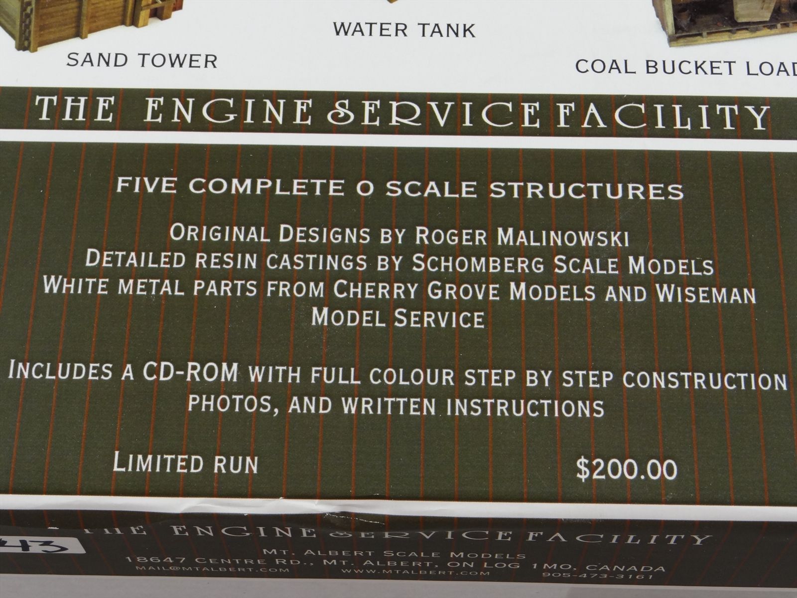 1:48 O / On3 Mt. Albert Scale Models Craftsman Kit - The Engine Service ...