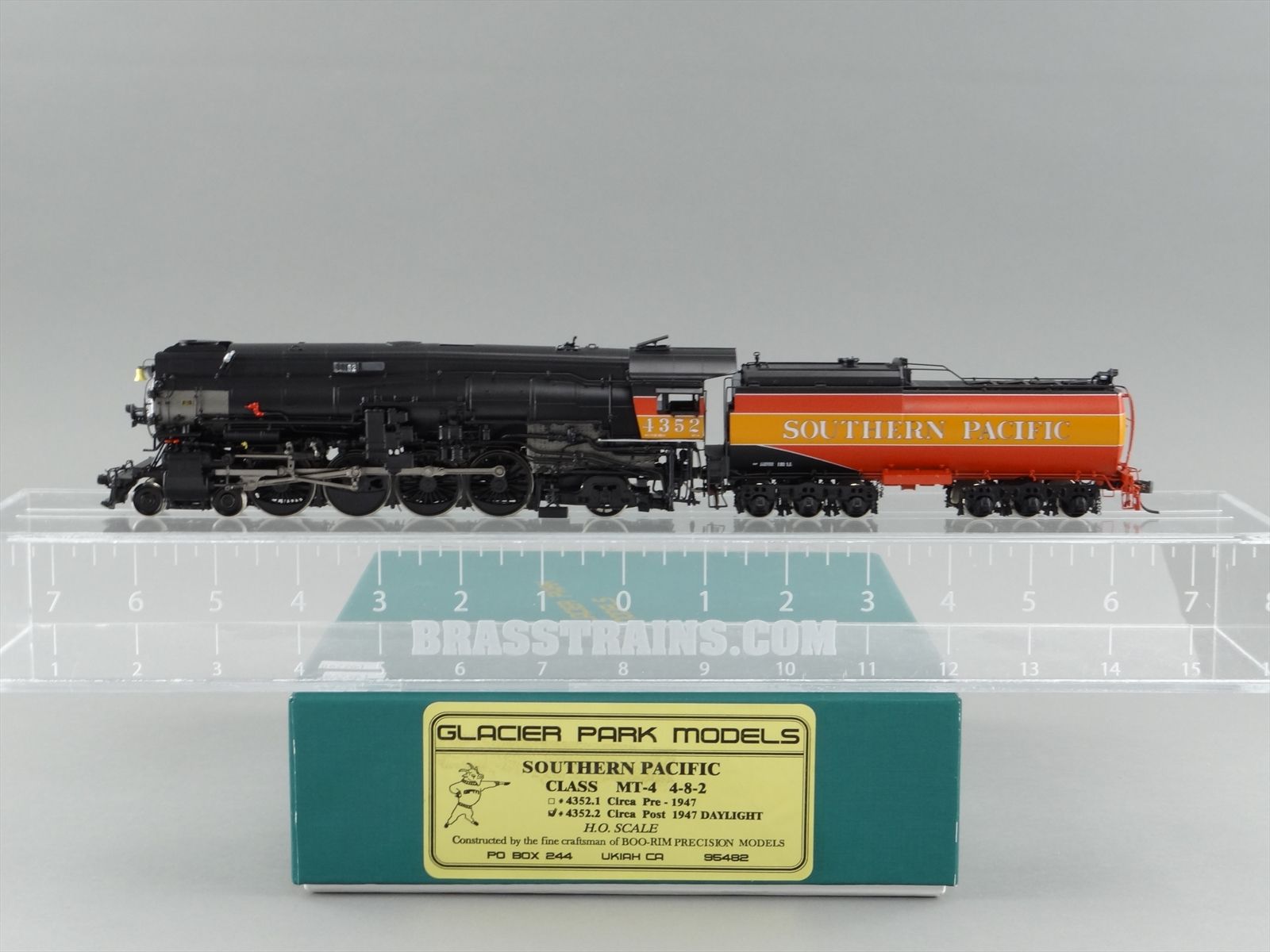 HO Brass Model Train - GPM 4352.2 SP Southern Pacific MT-4 4-8-2 #4352 ...