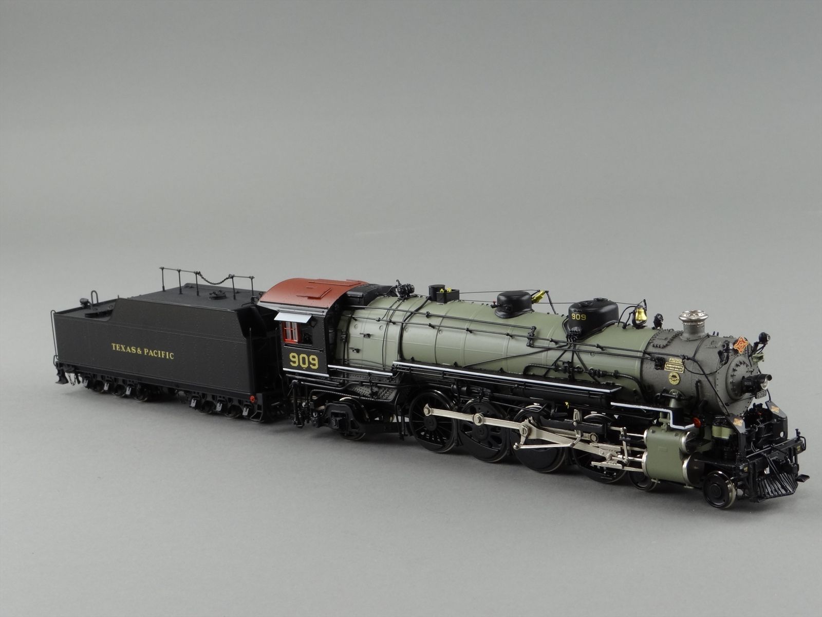 HO Brass PSC 18112.1 Precision Scale T&P Russia Iron Sunshine Special 4-8-2 M-2 w/ Elesco FWH #904