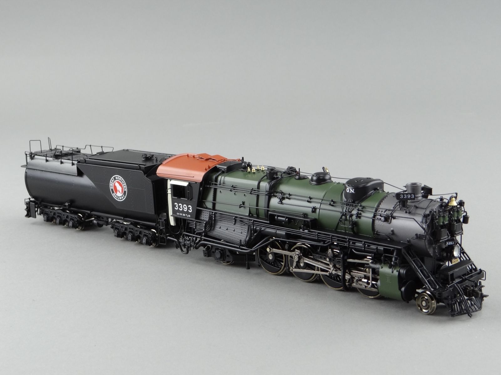 HO Brass GPM Glacier Park Models GN Great Northern O-8 2-8-2 #3393 ...