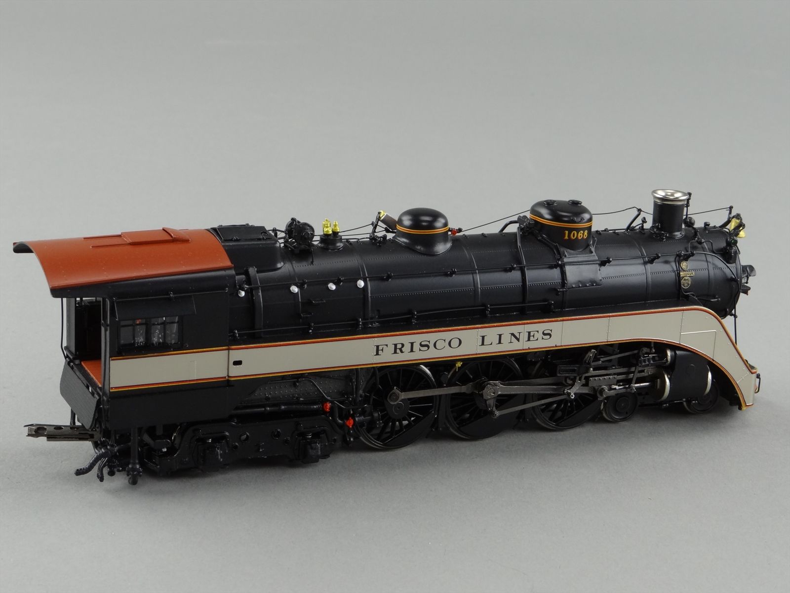 HO Brass Model Train - PSC Frisco Hudson 4-6-4 as modified Road #1068 ...