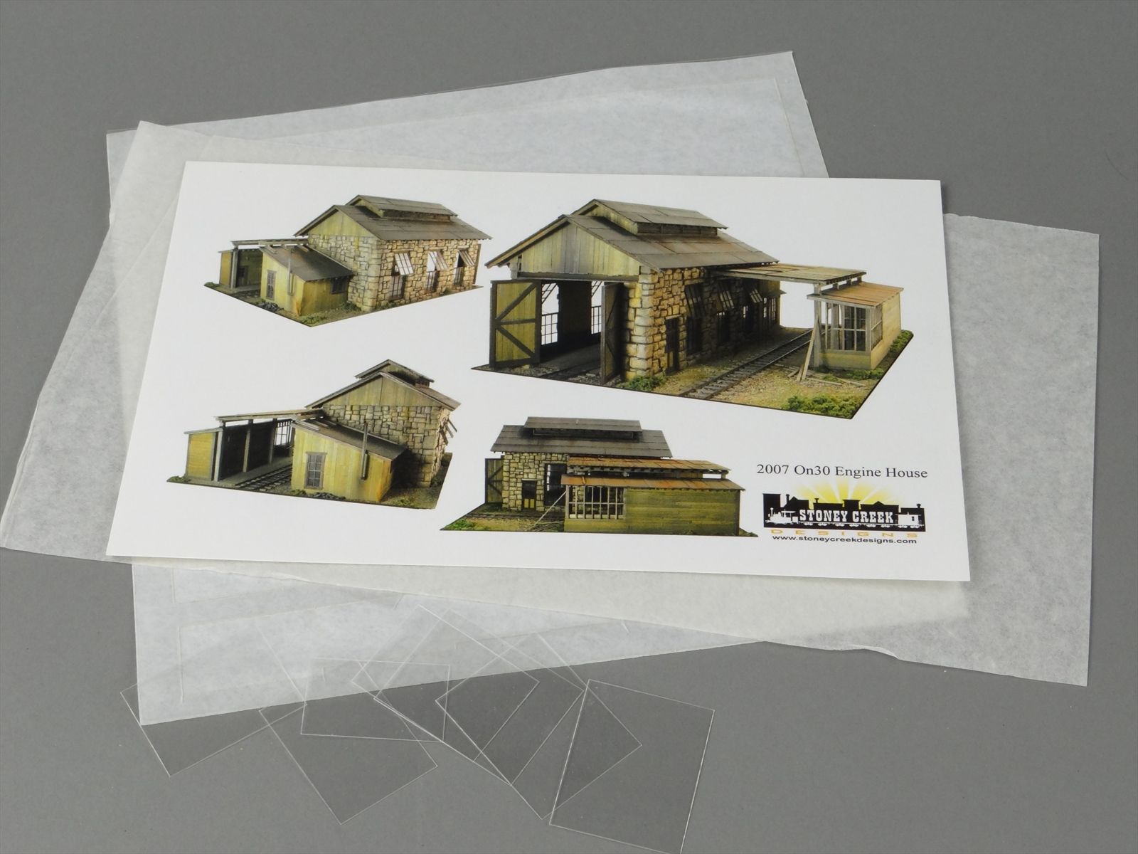 1/4" Scale O / On3 Stoney Creek Designs Craftsman Kit #019 - On30 ...