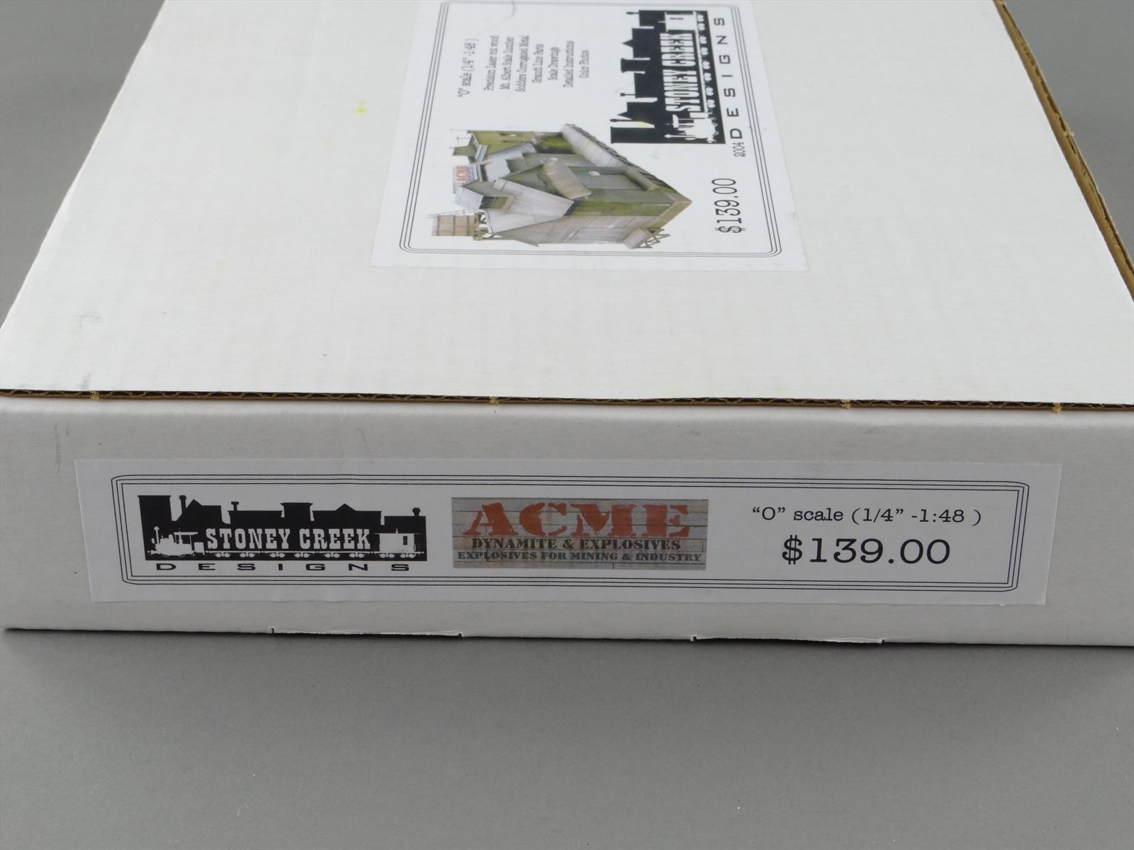 1/4" Scale O / On3 Stoney Creek Designs Craftsman Kit - Acme Dynamite & Explosives