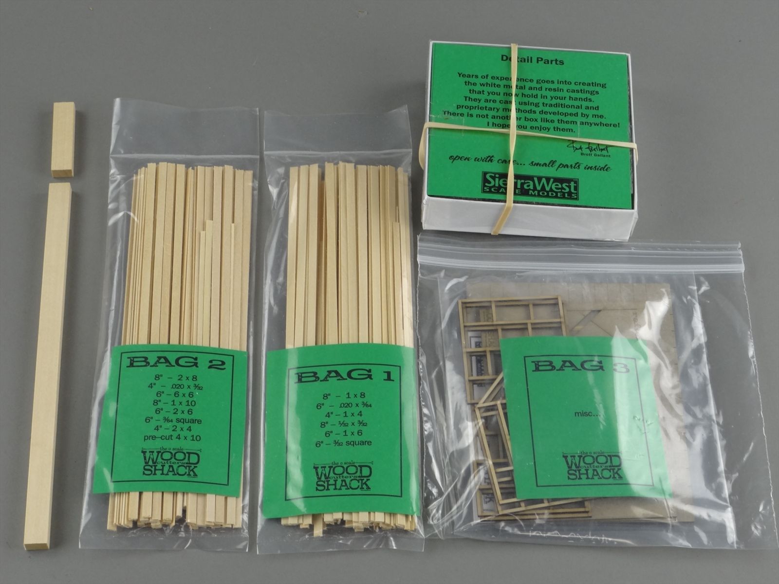 1/4" O Scale Sierra West Craftsman Kit - Wood Cutters Shack