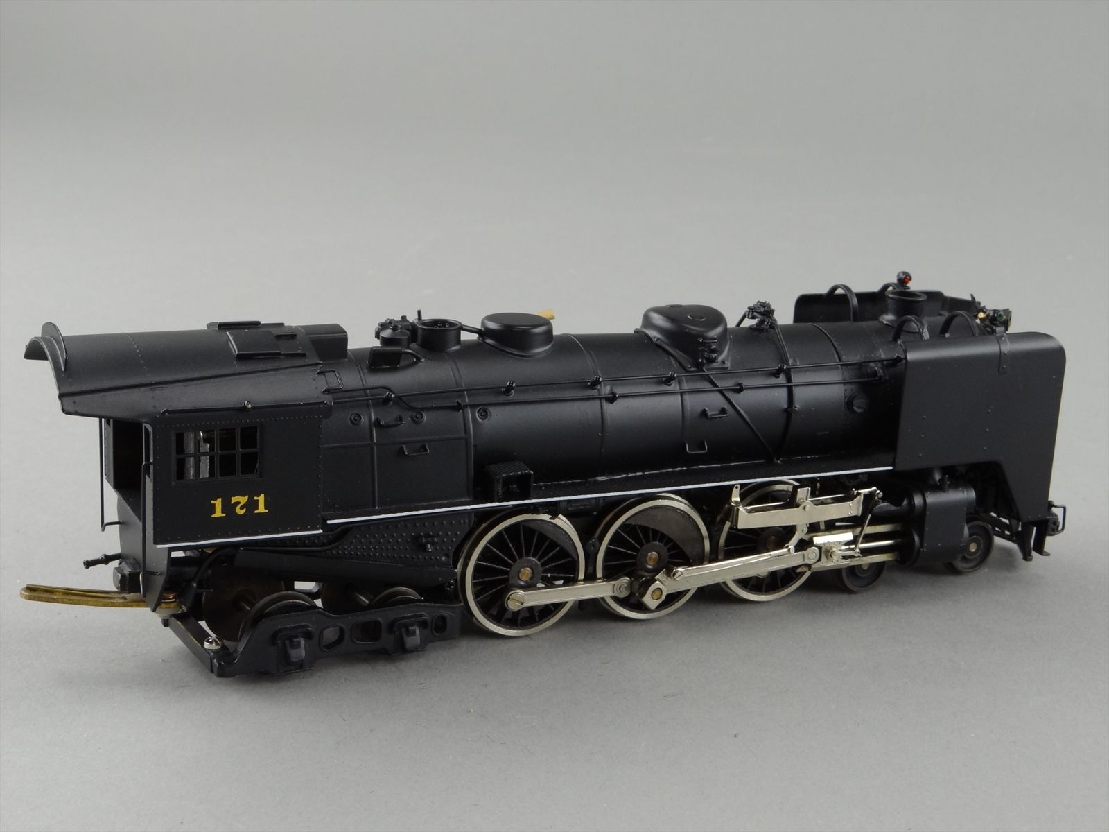 HO Brass Model Train - Nickel Plate NKP 4-6-4 Class L-1a Hudson #171 w ...