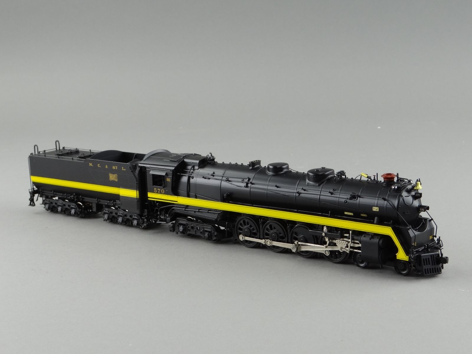 HO Brass Model Train - OMI 1528.1 Overland Models NC&STL 4-8-4 #570 ...